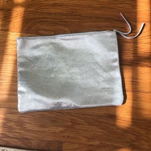 Bags | Small Silver Travel Bag | Poshmark